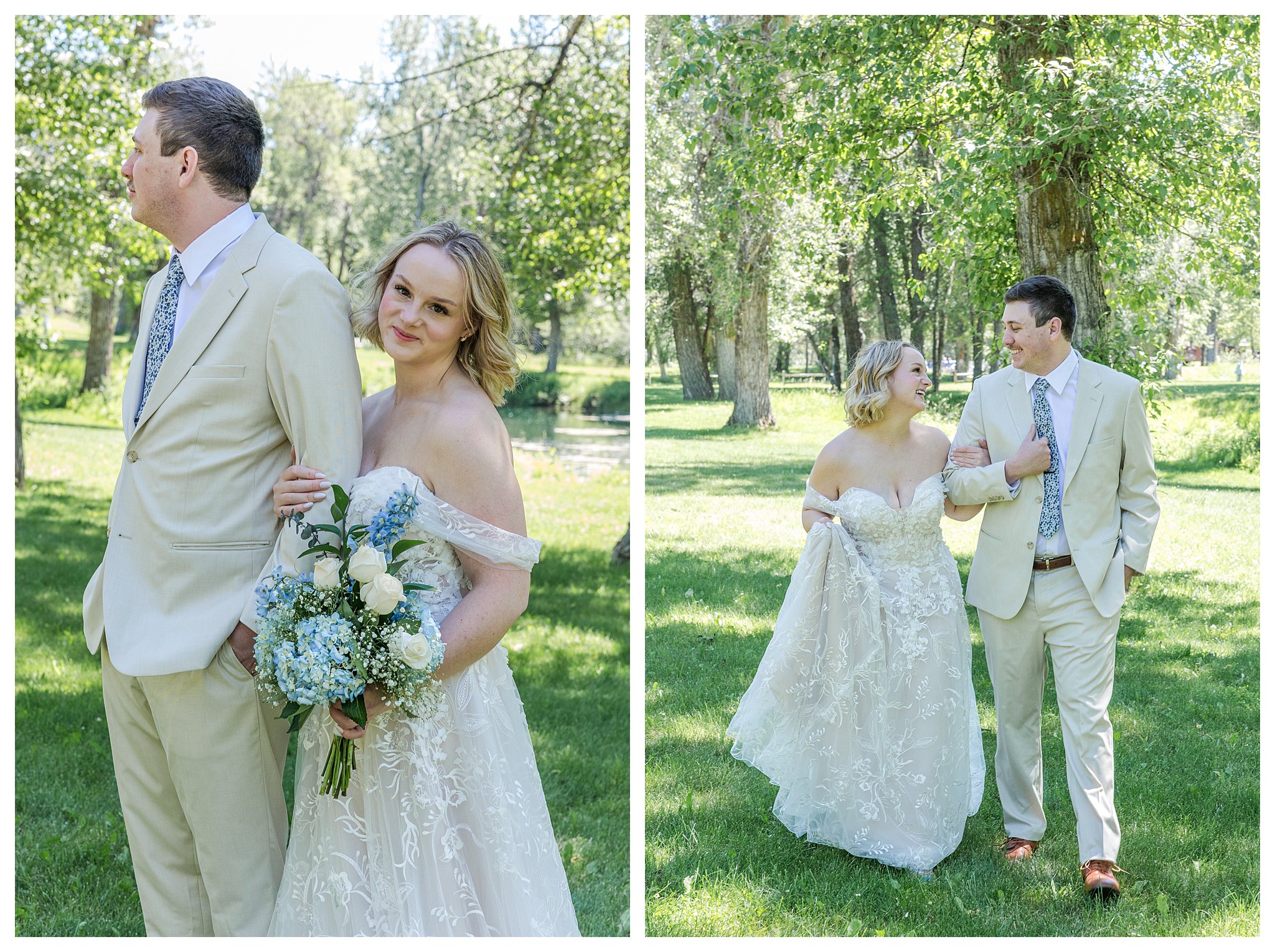 Gallatin Gateway: Bridal Veil Wedding | kellyvandykephotography.com